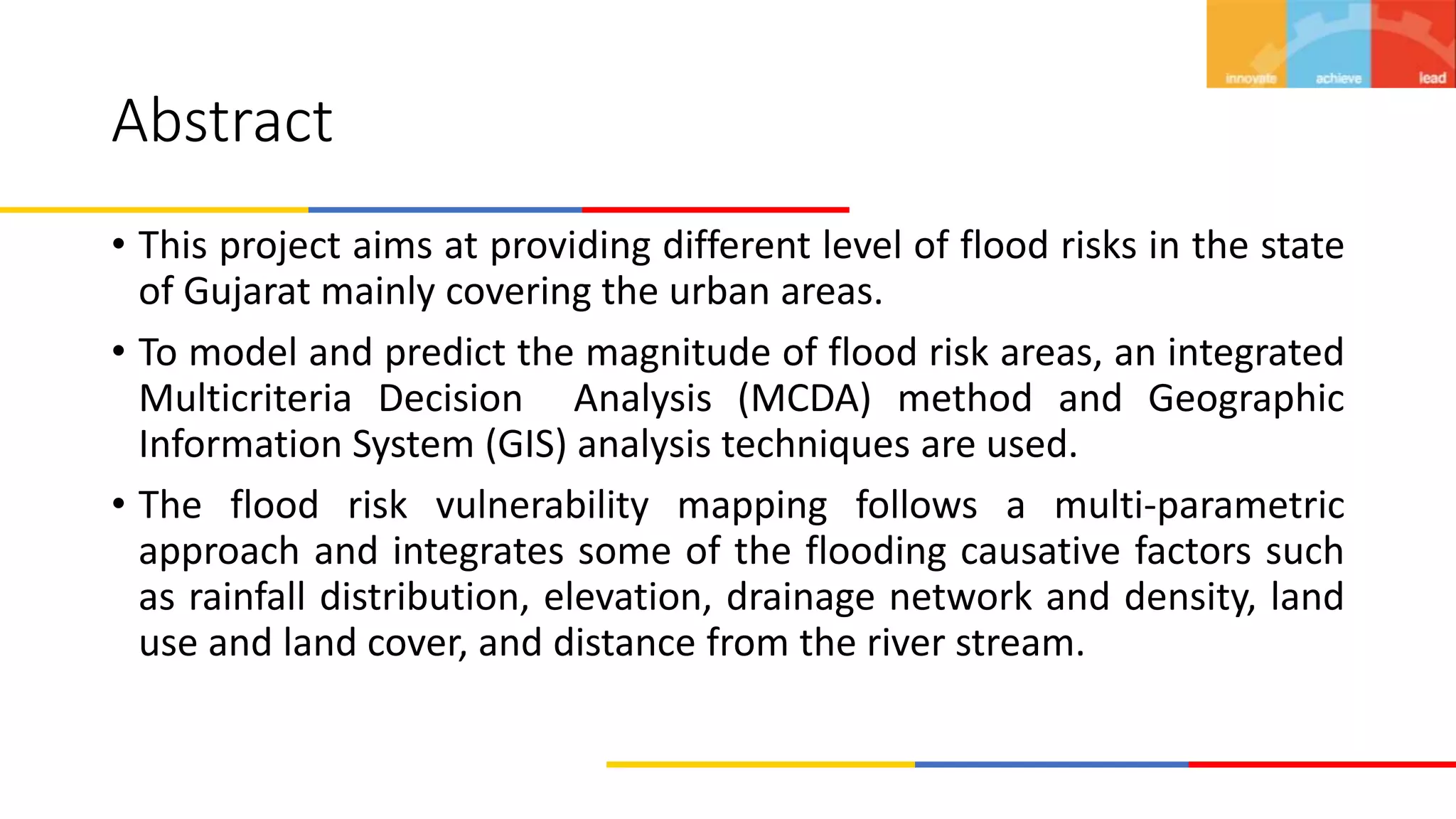 Flood vulnerability and risk mapping | PPTX