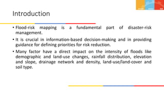 Flood vulnerability and risk mapping | PPTX