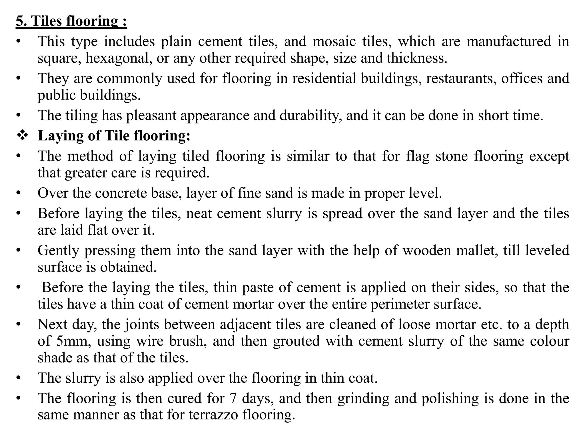 Floor and its types used in construction | PDF
