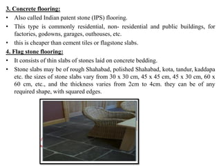 Floor and its types used in construction | PDF