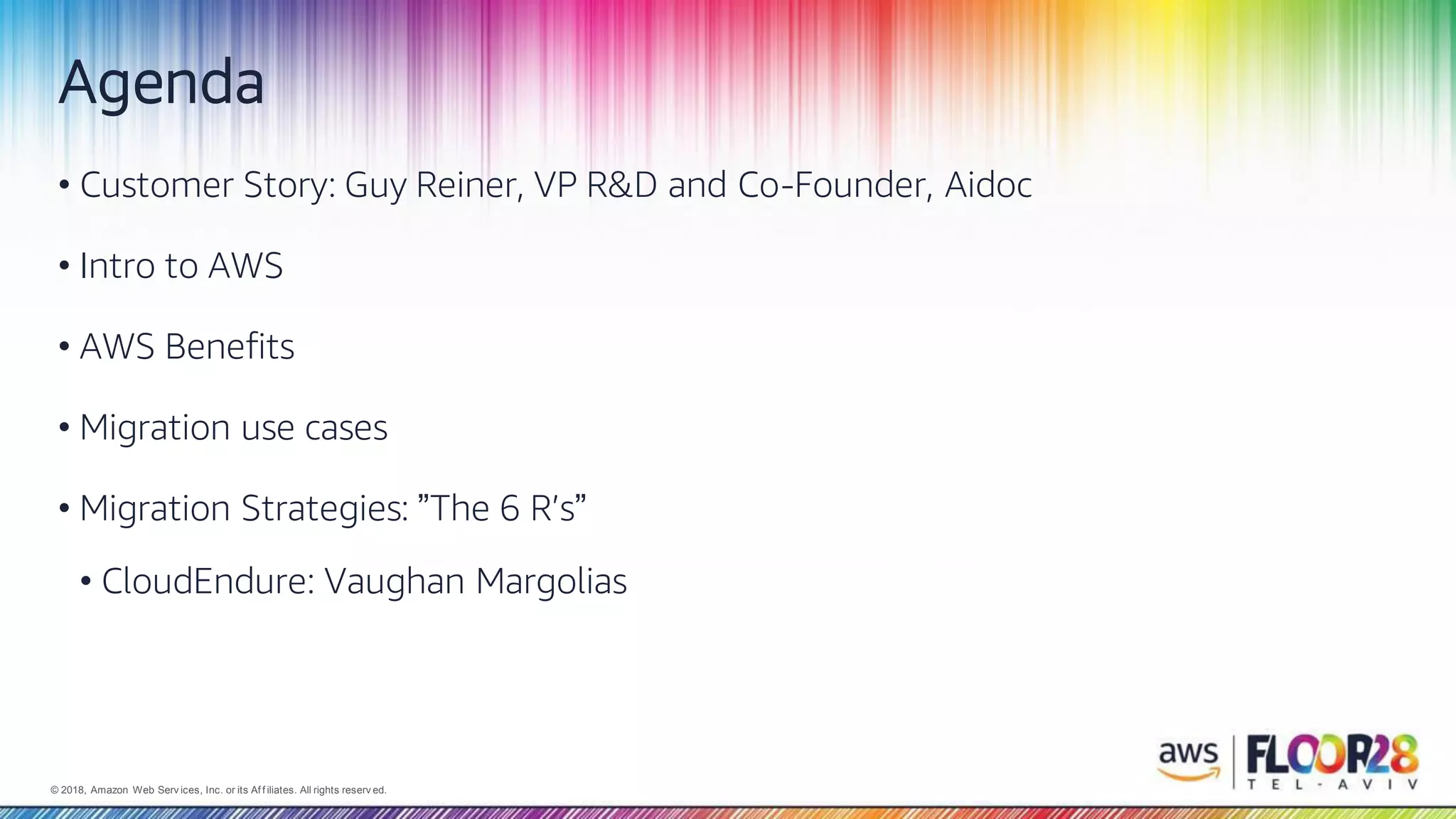 AWS Floor 28 - Migrating to AWS | PPT