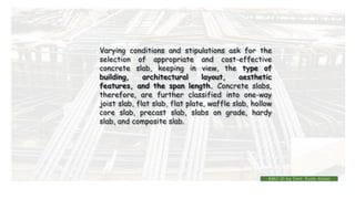 Floor and slab system design and construction | PDF | Civil Engineering ...