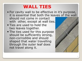 Floor and wall ties | PPTX