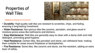 Processing & Properties of Floor and Wall Tiles.pptx