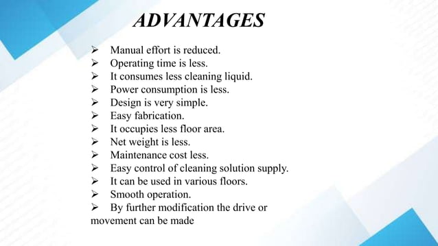 FLOOR CLEANING MACHINEfinal presentation | PPTX