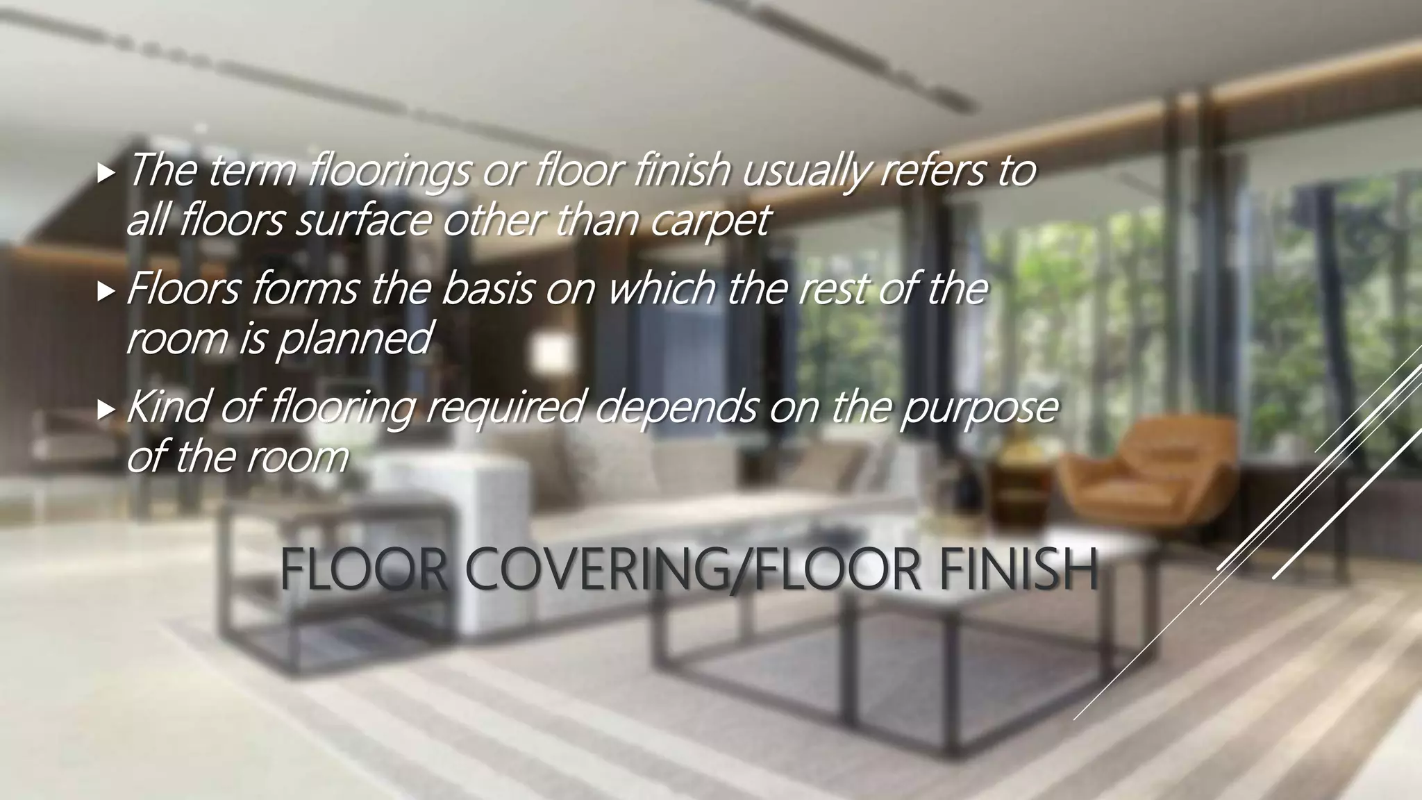 Floor Covering - Housekeeping (Hotel Hanagement) | PPTX