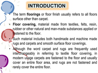 Floor covering and their care and maintenance (1) | PPT