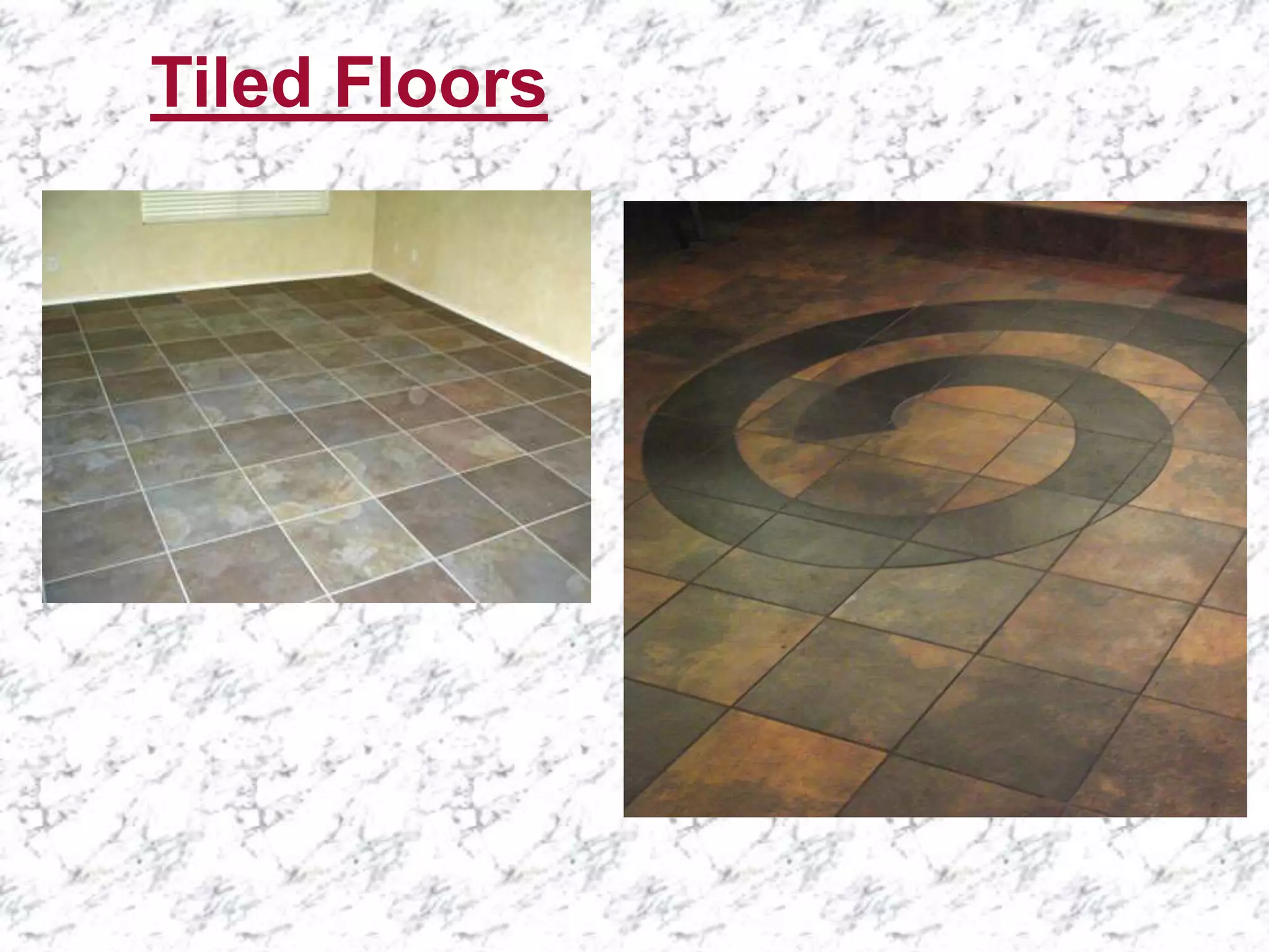 FLOOR FINISHES AND COVERINGS | PPT