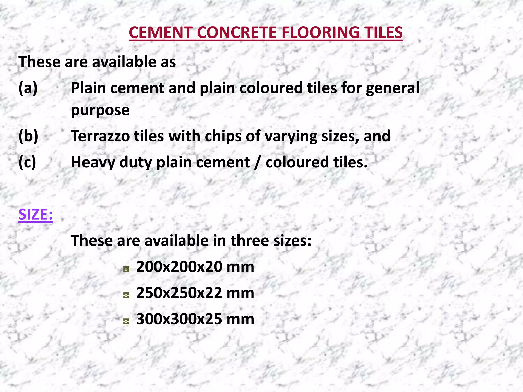 FLOOR FINISHES AND COVERINGS | PPT