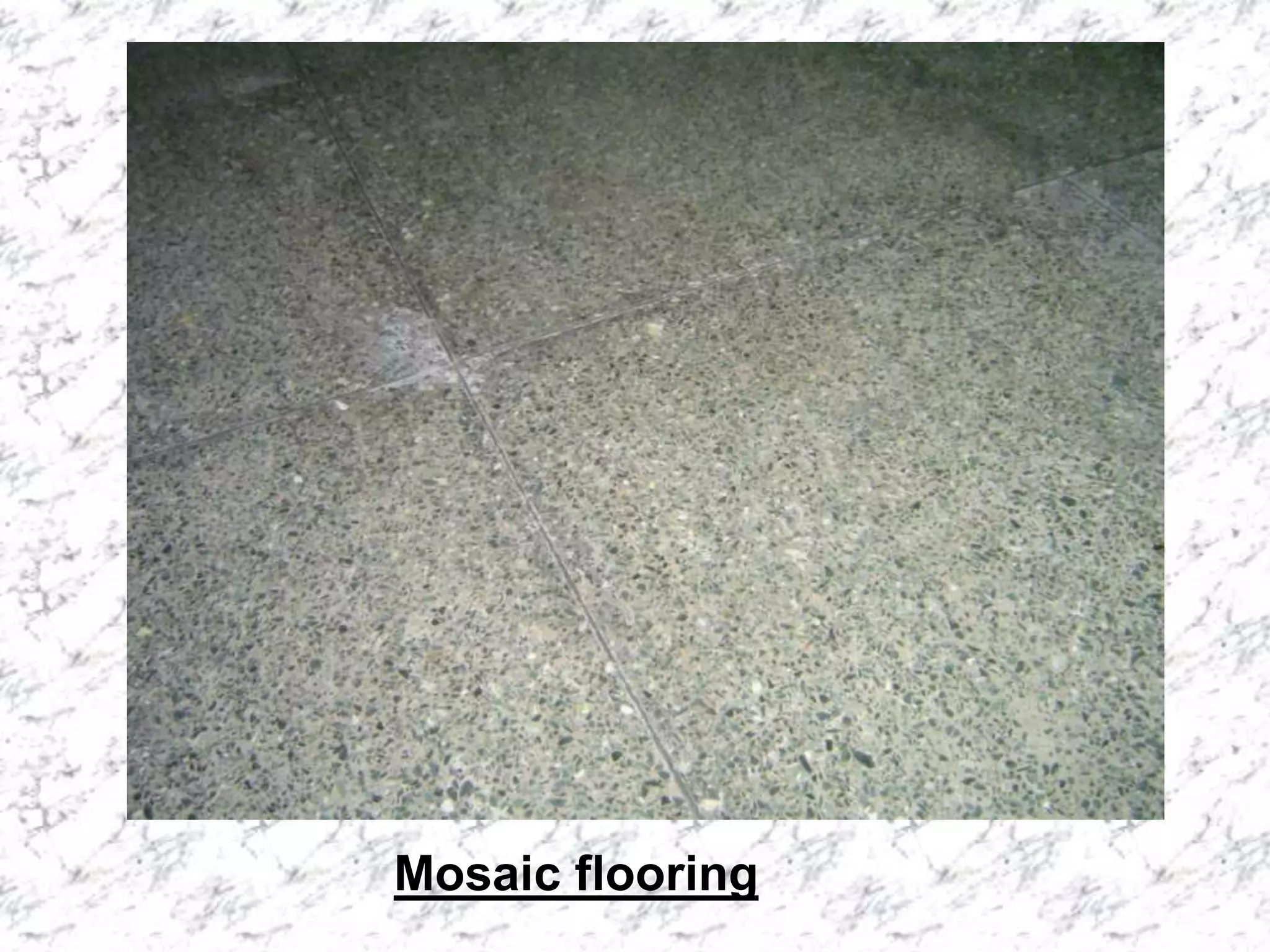FLOOR FINISHES AND COVERINGS | PPT