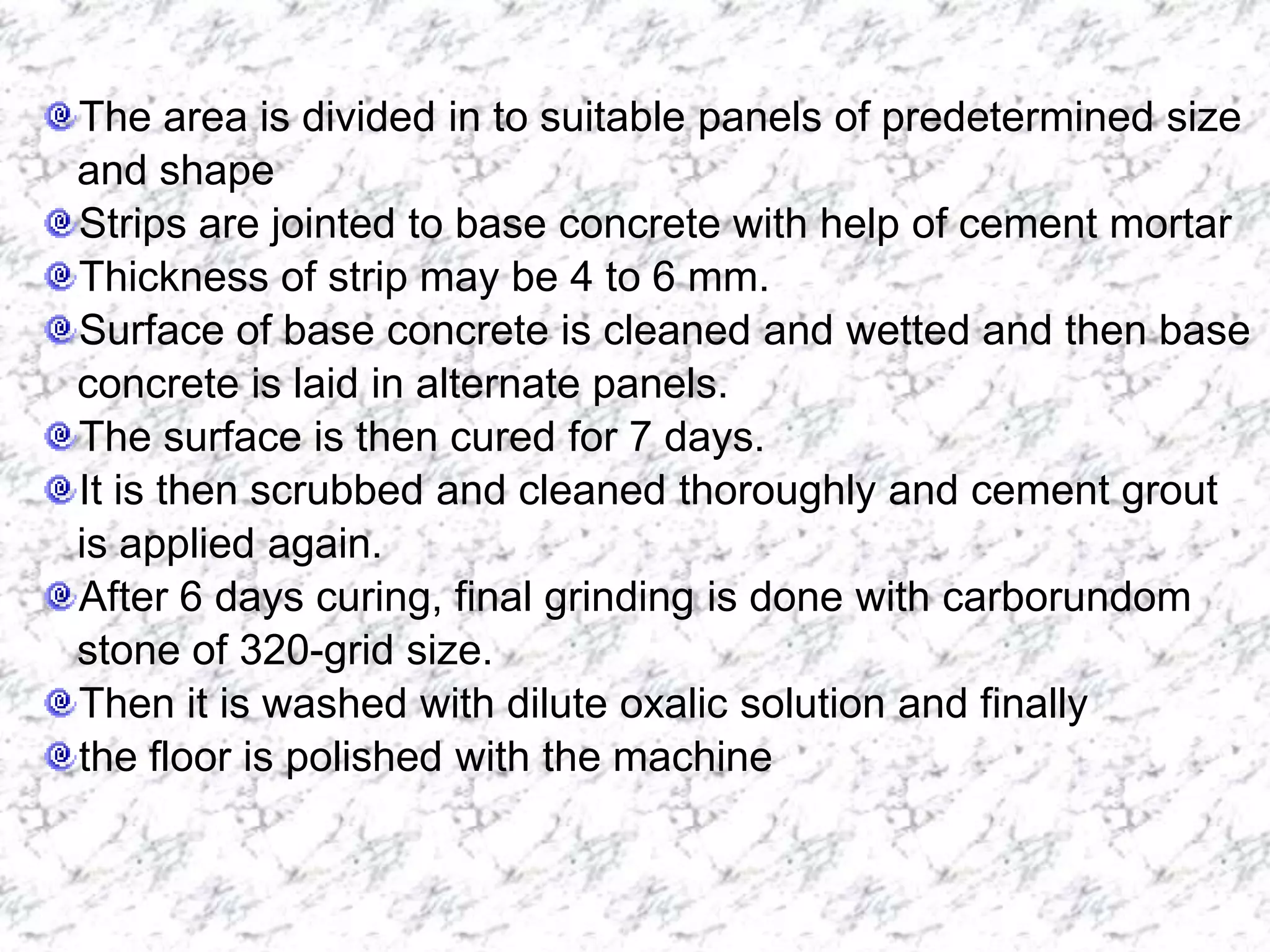 FLOOR FINISHES AND COVERINGS | PPT