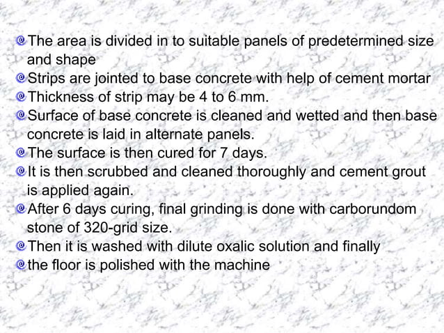 FLOOR FINISHES AND COVERINGS | PPT