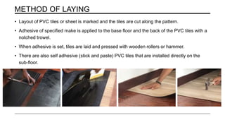 Floor finishes - flooring and finish types | PPTX