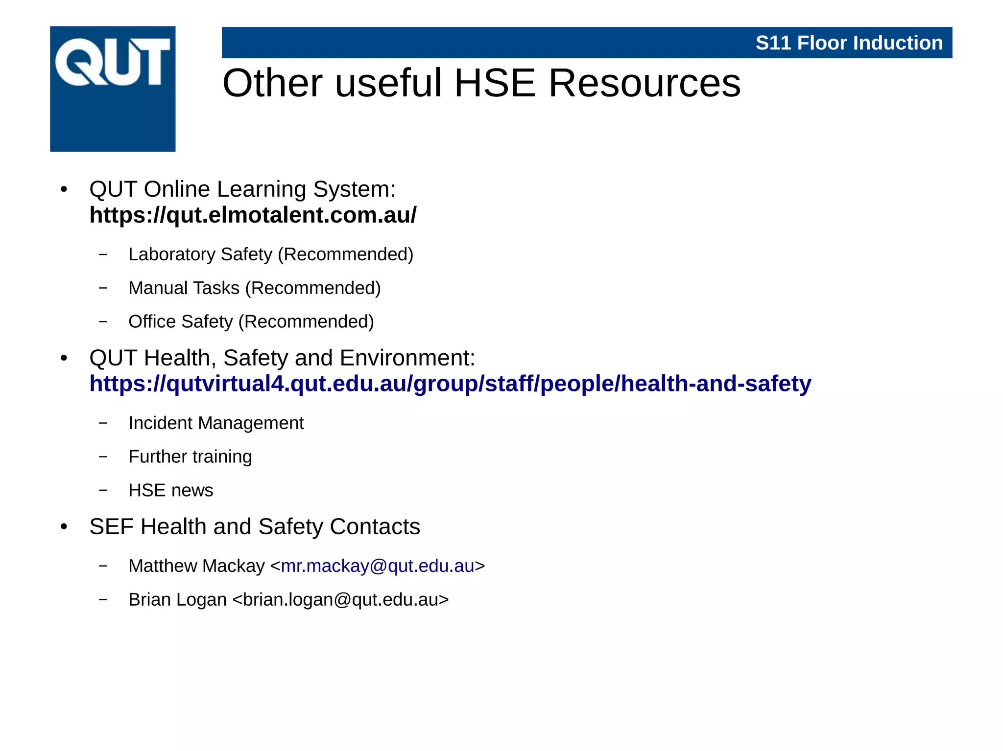 Floor induction | ODP