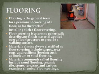 Flooring | PPTX