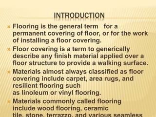 Flooring | PPTX