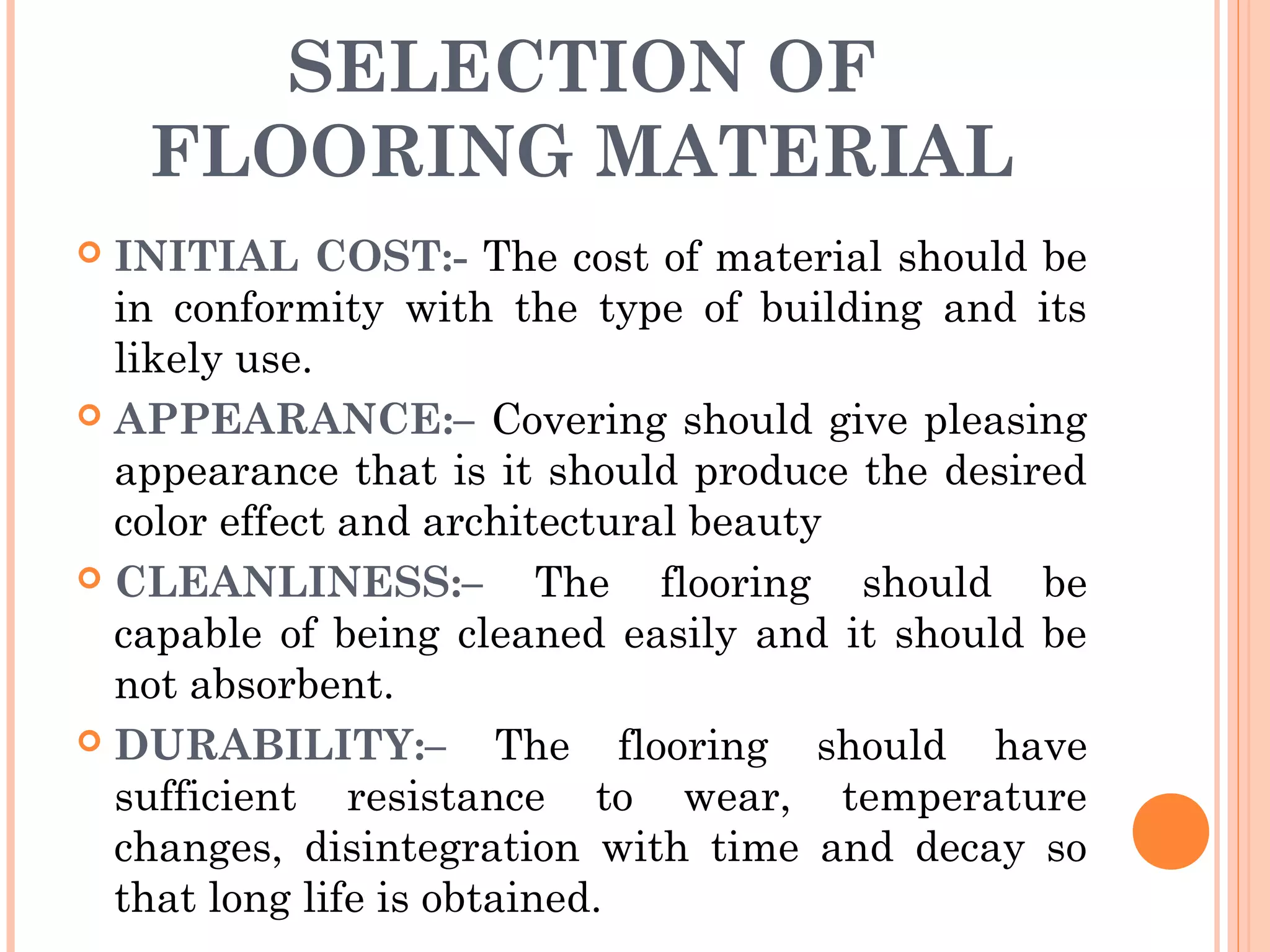 Flooring | PPT