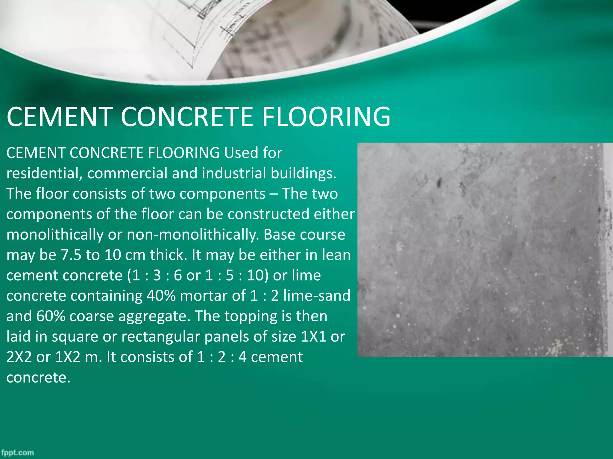 Types Of Flooring | PPSX