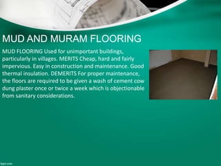 Types Of Flooring | PPSX