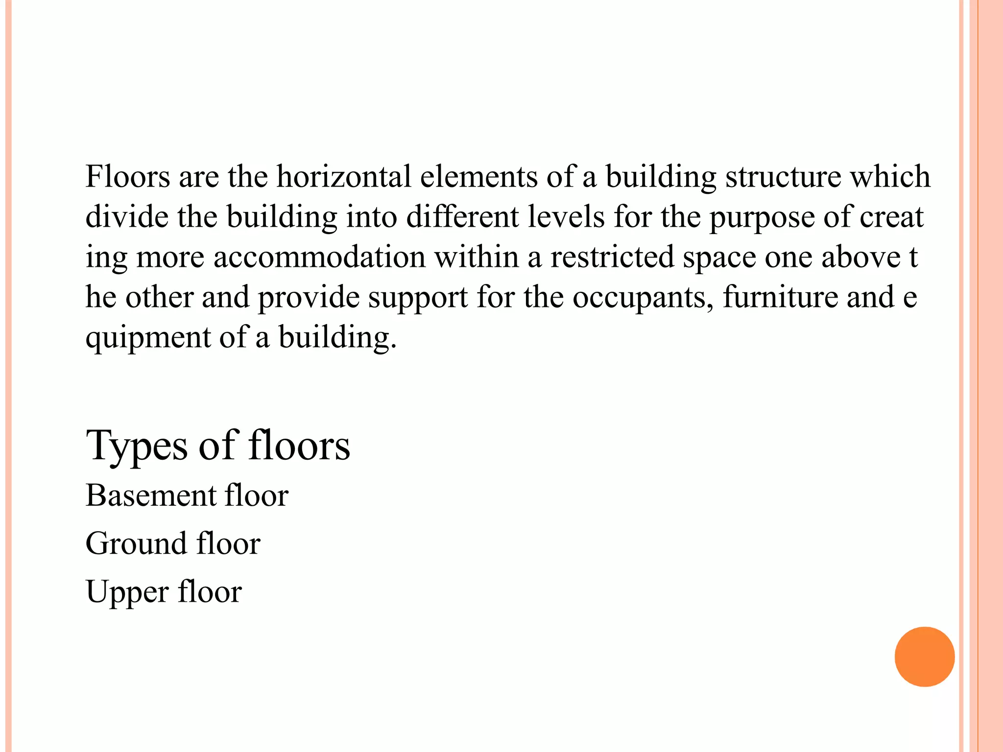 Flooring and types of flooring | PPTX