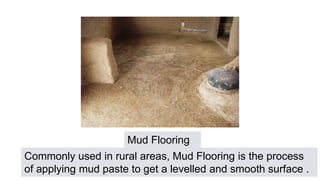 Different types of floorings Mud, Stone , Tiles etc | PDF