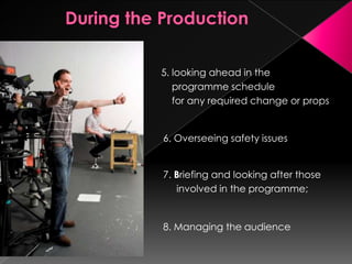 Telivisioin Production Floor manager | PPTX