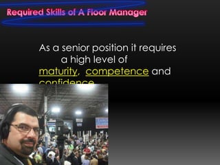 Telivisioin Production Floor manager | PPTX