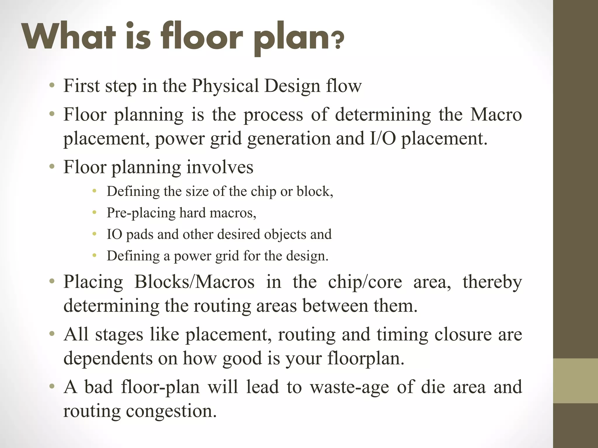 Floor plan & Power Plan | PPTX