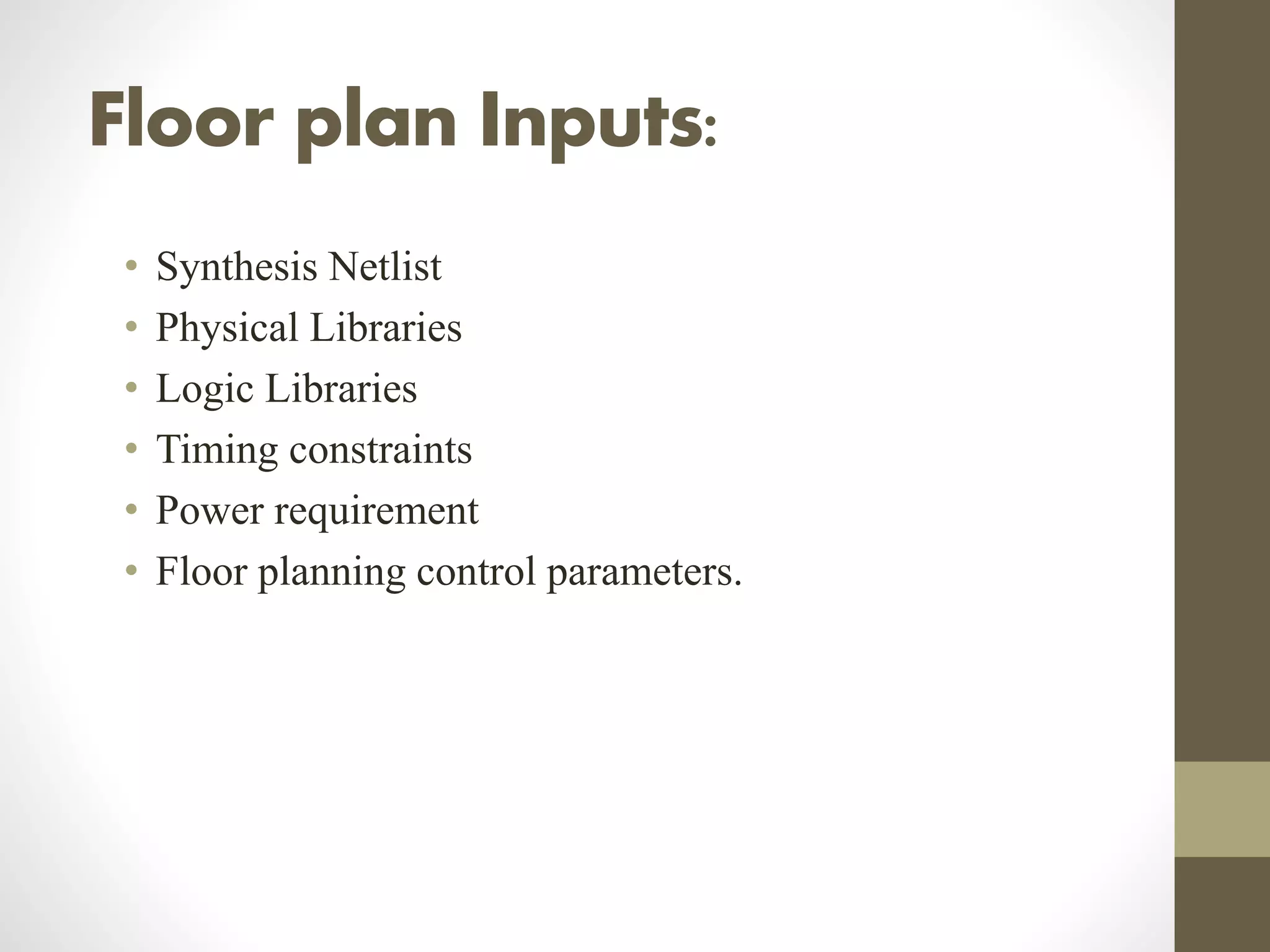Floor plan & Power Plan | PPTX