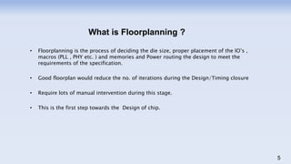 Floorplan, Powerplan and Data Setup, Stages | PDF