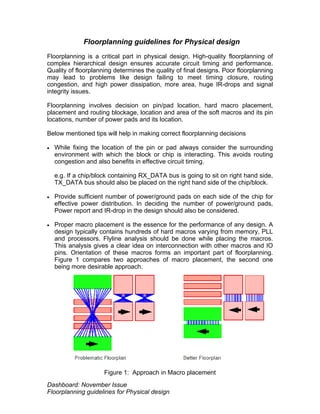 Floorplanning in physical design | PDF