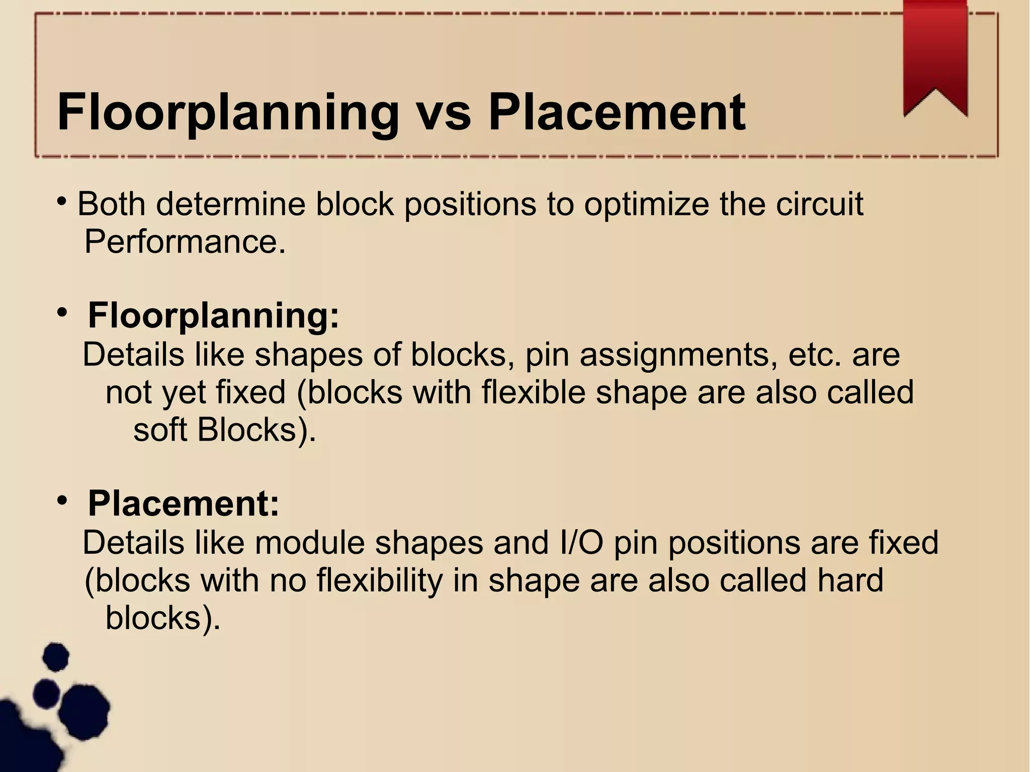Floor planning ppt | PPT