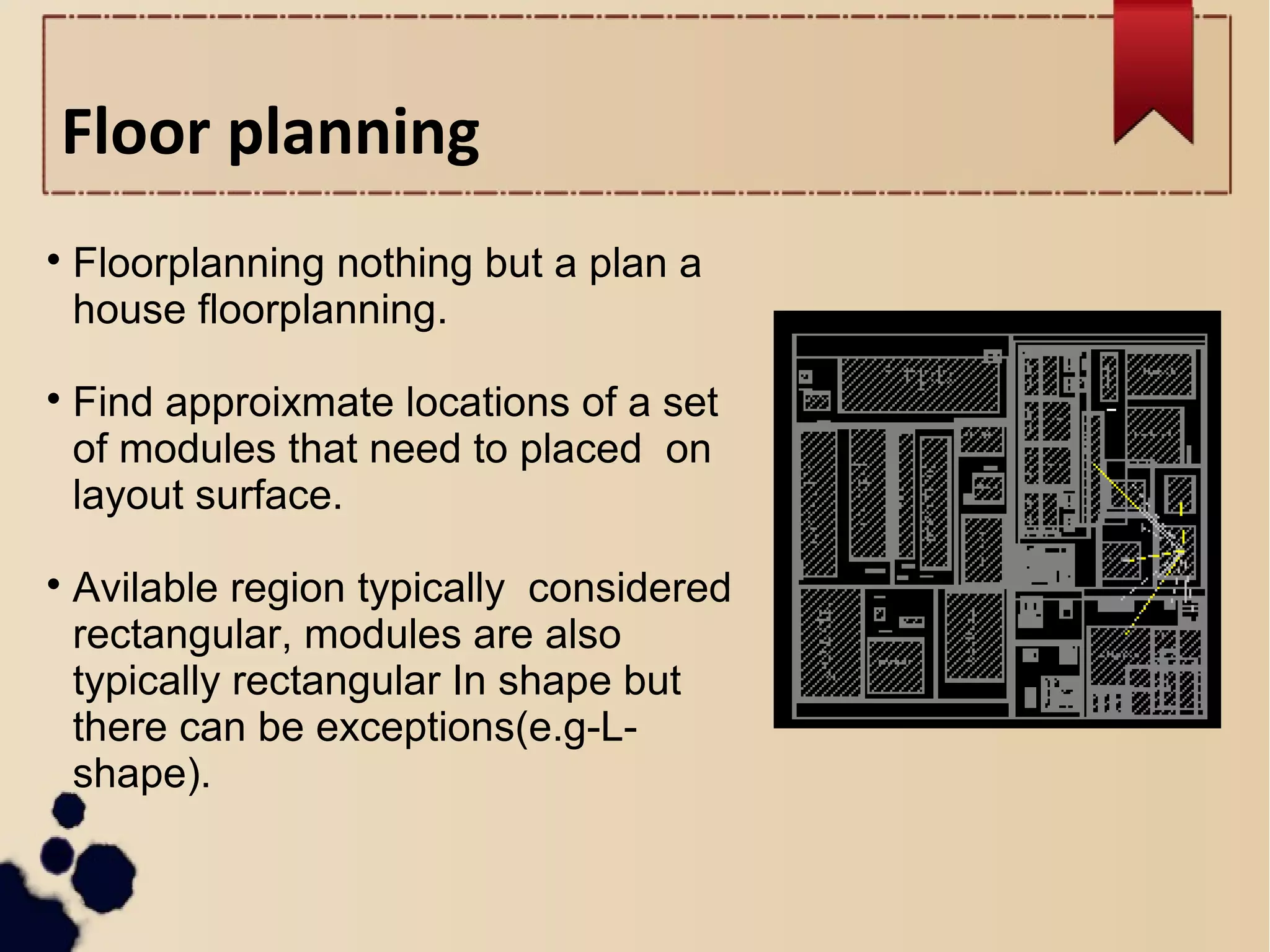Floor planning ppt | PPT