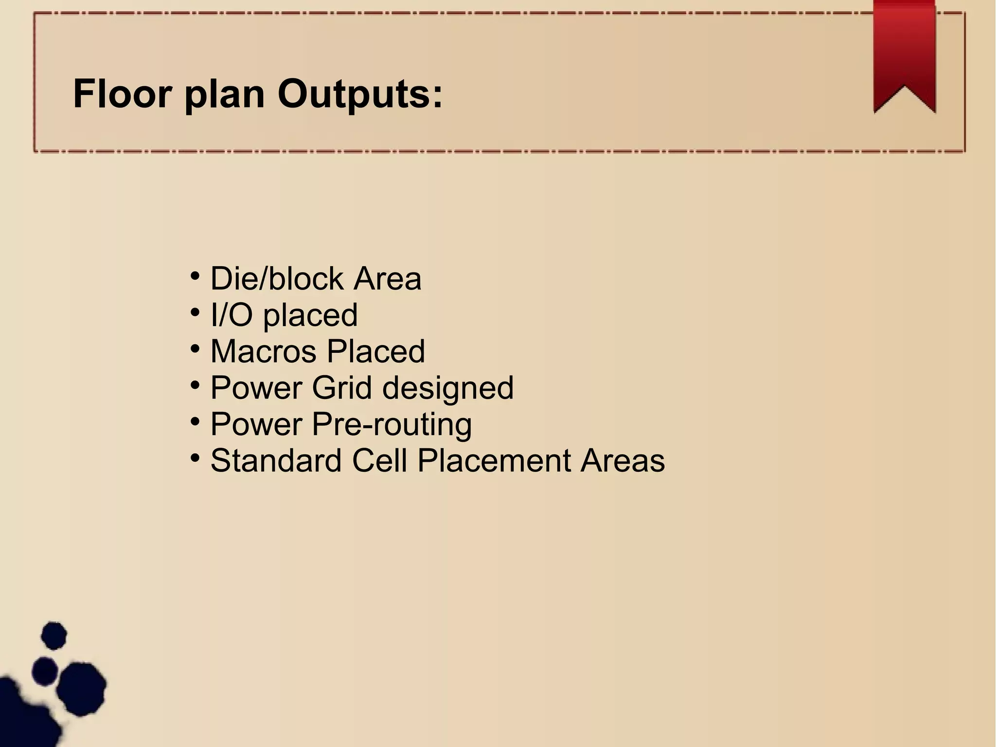 Floor planning ppt | PPT
