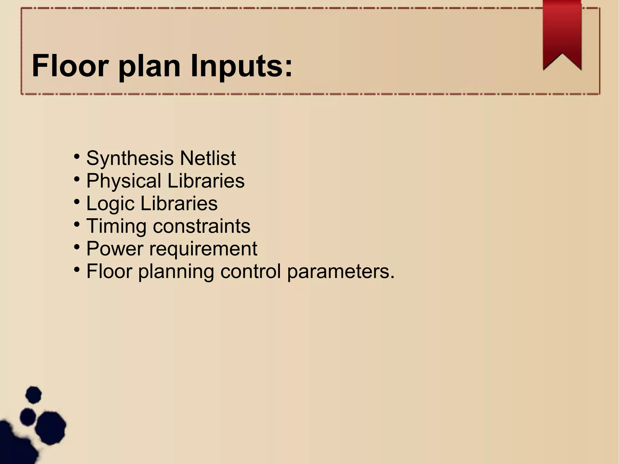 Floor planning ppt | PPT