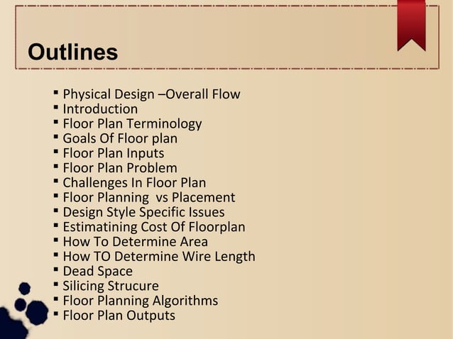 Floor planning ppt | PPT