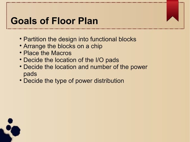 Floor planning ppt | PPT