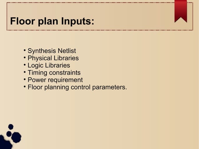 Floor planning ppt | PPT