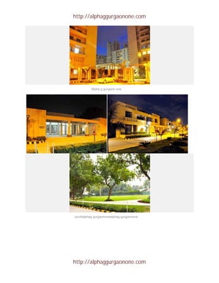 Floor plan of alpha g gurgaon one project | PDF