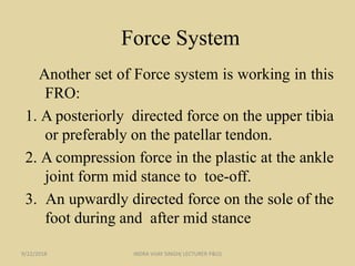 Floor reaction orthosis | PPTX