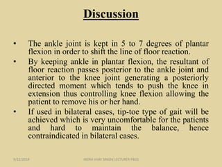 Floor reaction orthosis | PPTX