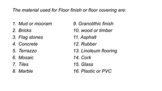 Floors | PPT