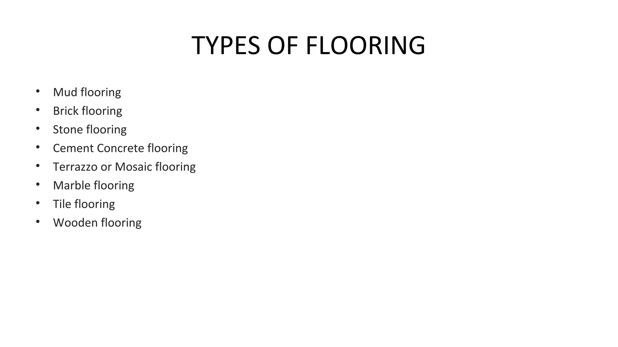 Floors | PPT