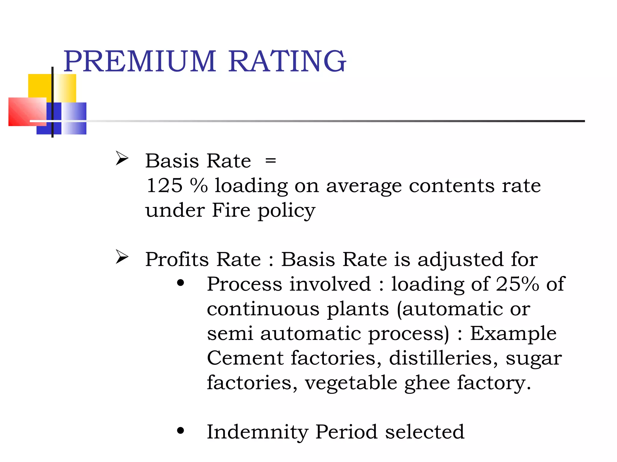 Flop fire loss of profit insurance | PPT