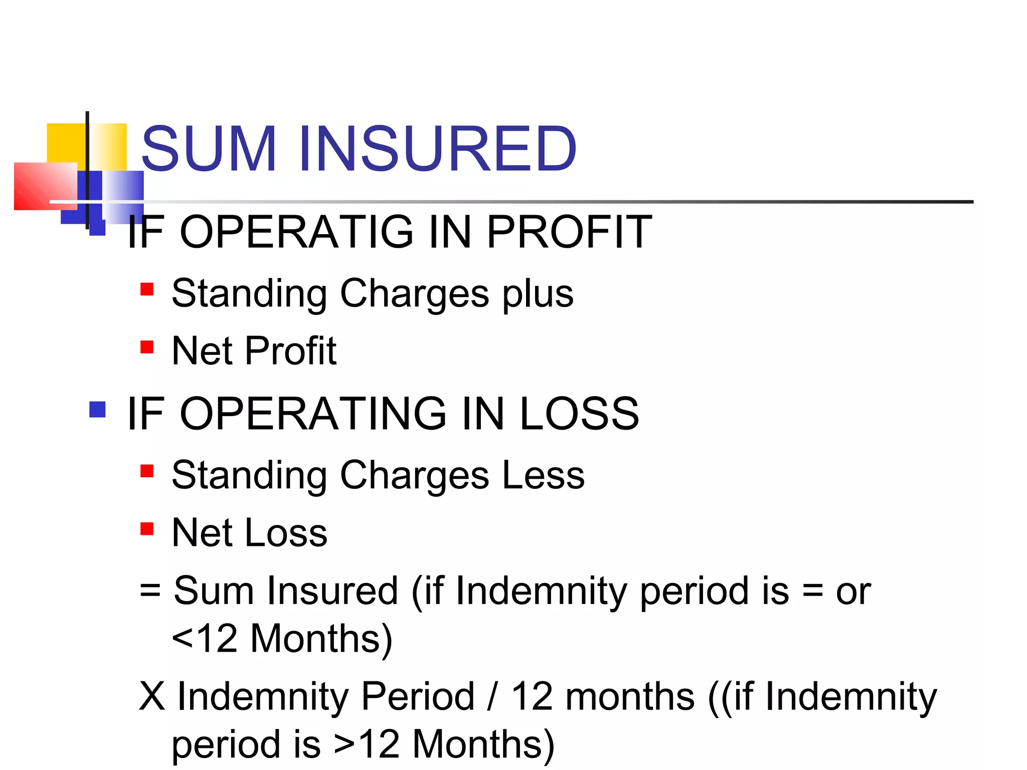 Flop fire loss of profit insurance | PPT