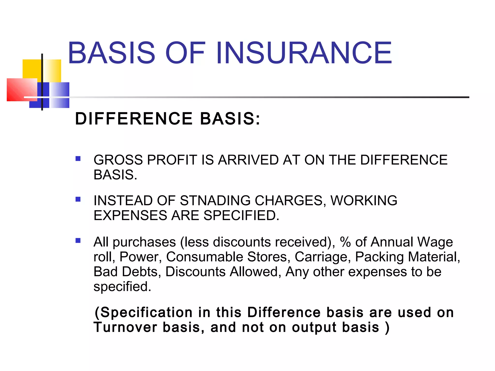 Flop fire loss of profit insurance | PPT