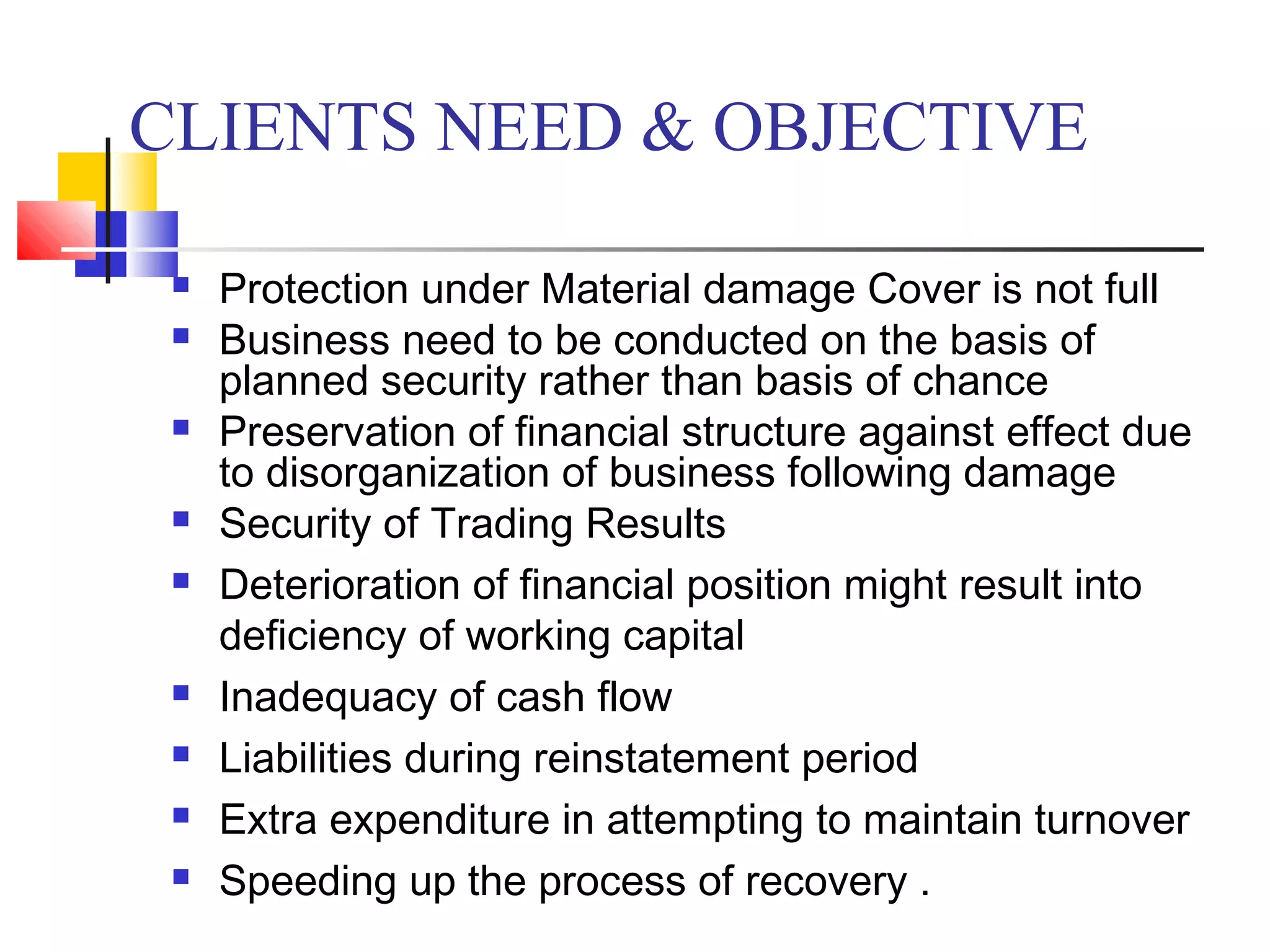 Flop fire loss of profit insurance | PPT