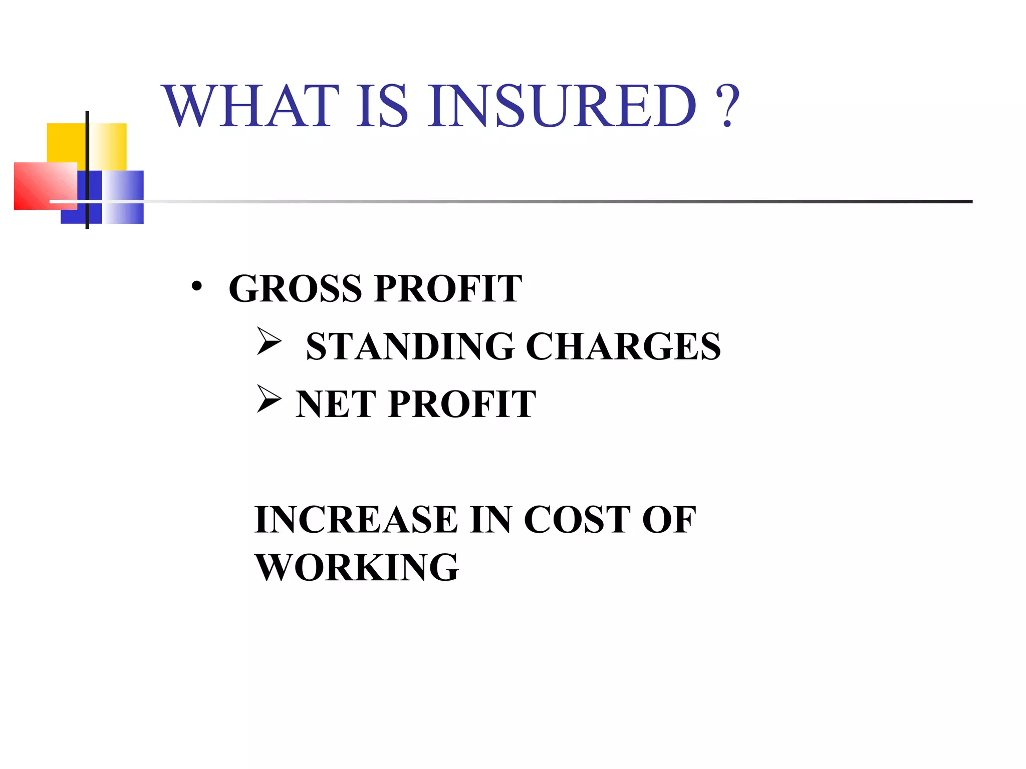 Flop fire loss of profit insurance | PPT