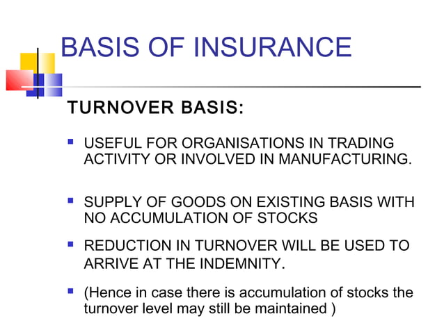 Flop fire loss of profit insurance | PPT