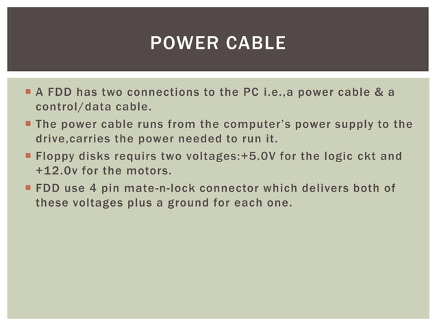 Floppy disk interface | PPT